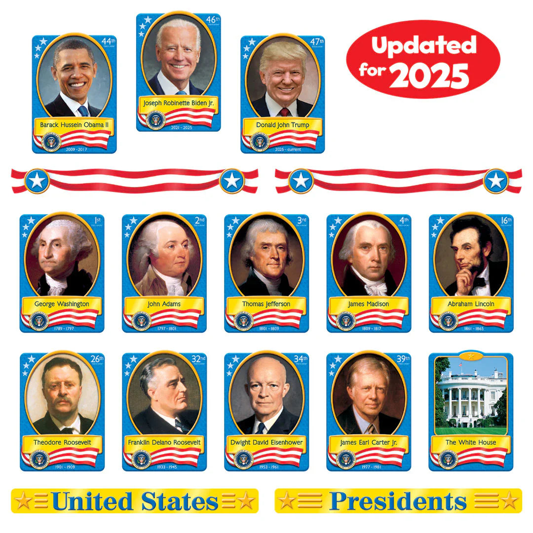 U.S. Presidents Bulletin Board Set – Classborder.com
