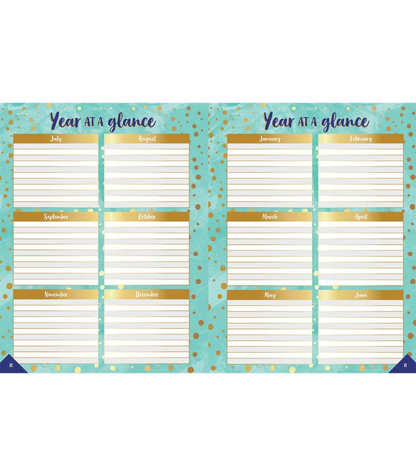 Galaxy Teacher Plan Book Paperback – Classborder.com