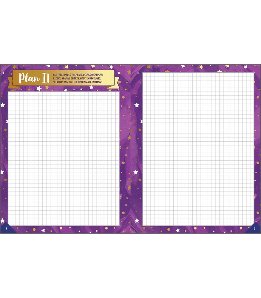 Galaxy Teacher Plan Book Paperback – Classborder.com