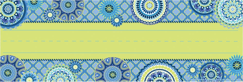 Blue Harmony Name Plates – Classborder.com