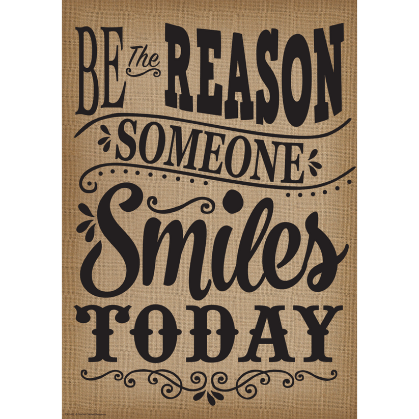 Be the Reason Someone Smiles Today Positive Poster – Classborder.com