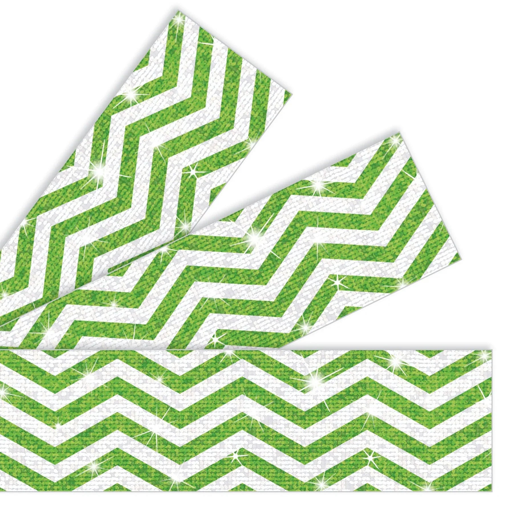 Looking Sharp Lime Bolder Borders® – Sparkle Plus – Classborder.com